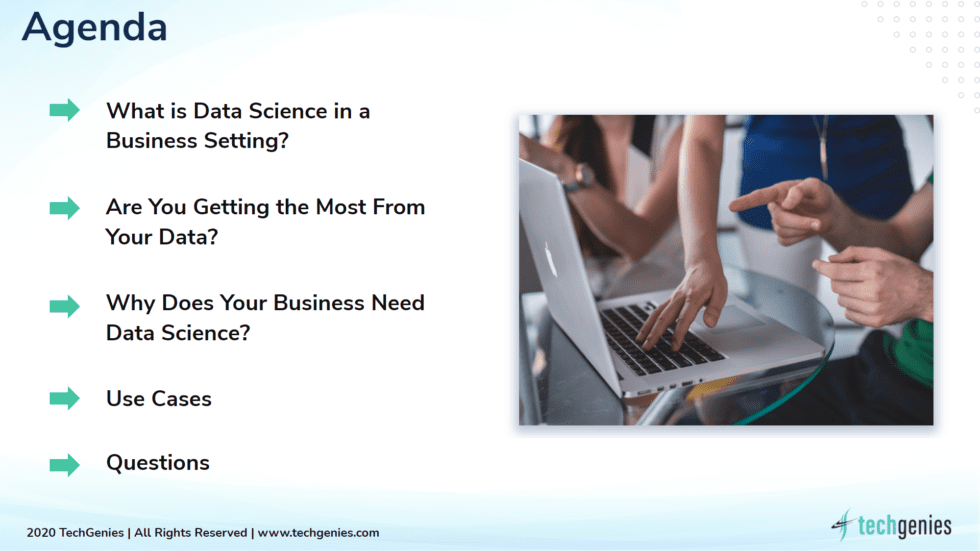 Data Science: Effective Use Cases & ROI - TechGenies Data Science: Effective Use Cases & ROI - TechGenies